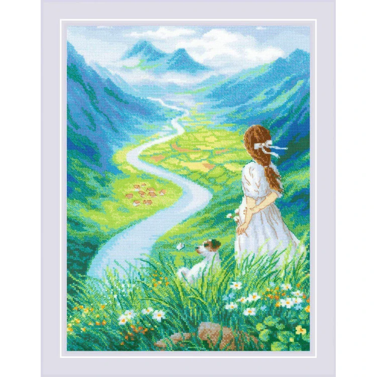 RIOLIS Where does the river flow 2273 | KŘÍŽKOVÁ VÝŠIVKA CROSS-STITCH-IMRE